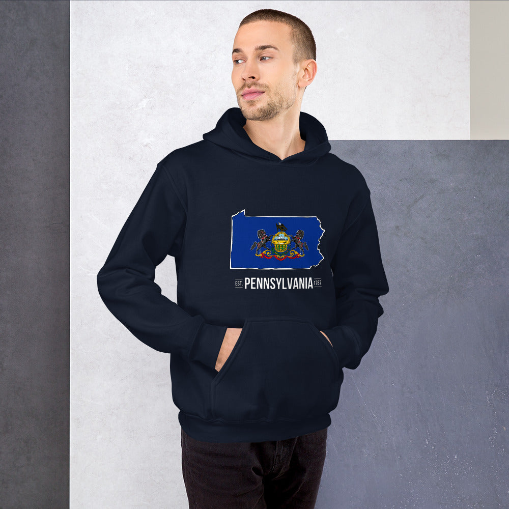 Men's Hoodie - Pennsylvania - State Flag – Hometown Hoodies